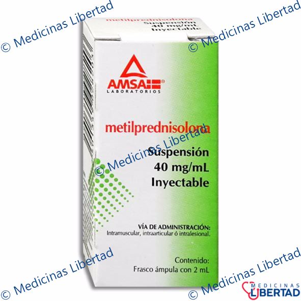 METILPREDNISOLONA AMSA - Solucion Inyectable - c/1 | Medicinas Libertad
